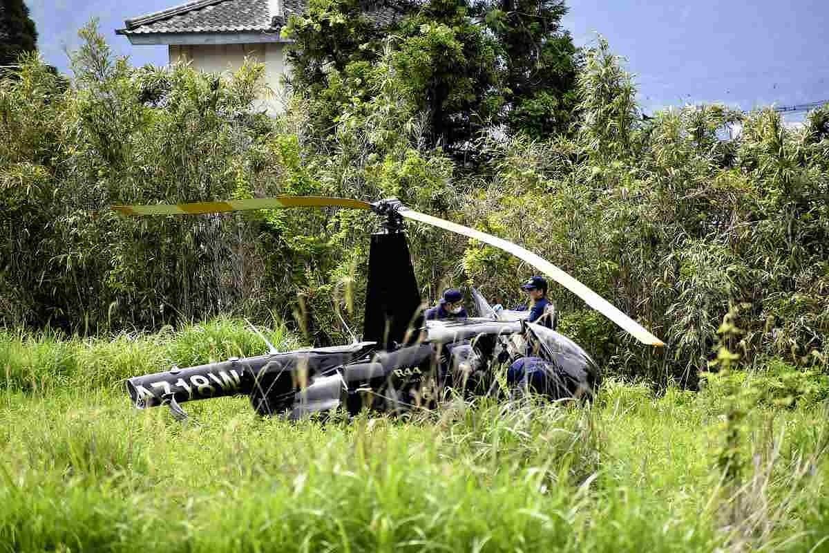 Helicopter crashes in southern Japan, pilot and two tourists seriously ...
