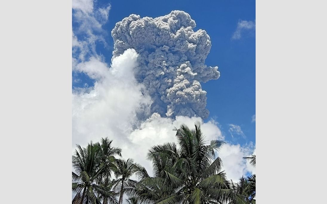 Mount Ibu in Indonesia's North Maluku erupts, spewing ash seven ...