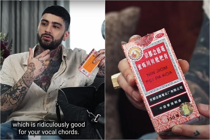 British singer Zayn Malik carries ‘special elixir’ Pei Pa Koa ...