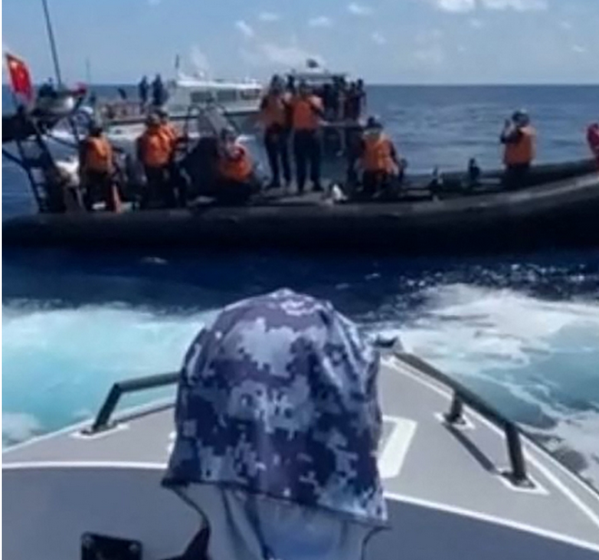 Manila Accuses Chinese Boats Of Dangerous Actions In High Seas