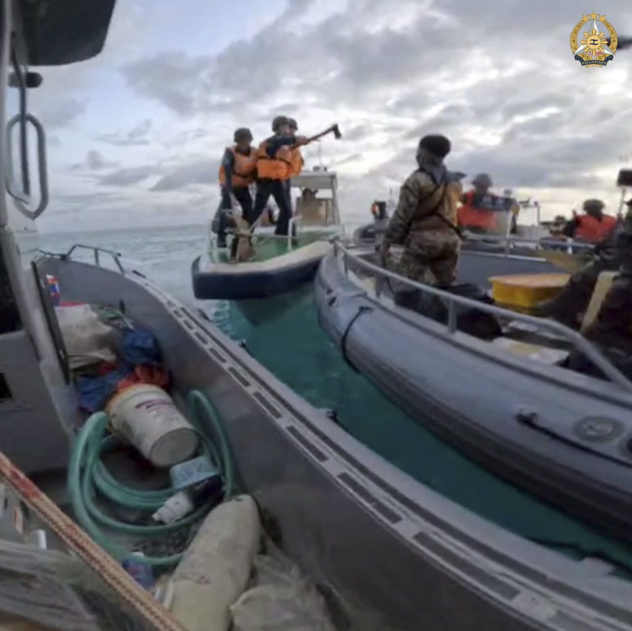 Philippines releases dramatic footage of clash with China coast guard ...