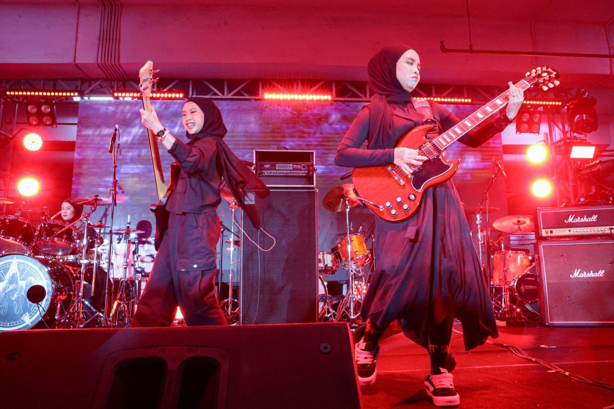 Indonesian Muslim music metal group braces for biggest stage yet | The Star