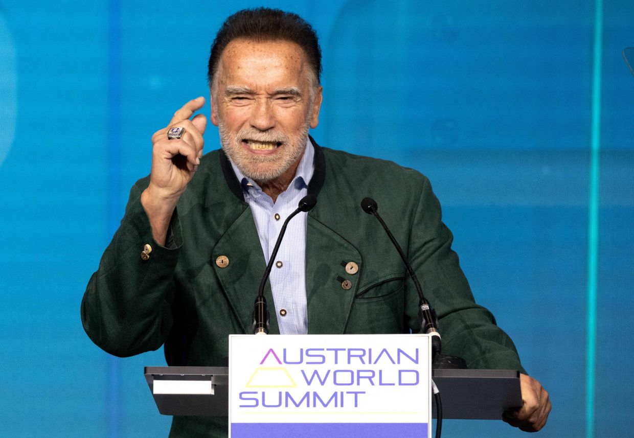 Arnold Schwarzenegger tells climate forum it must ‘stop the bleeding ...