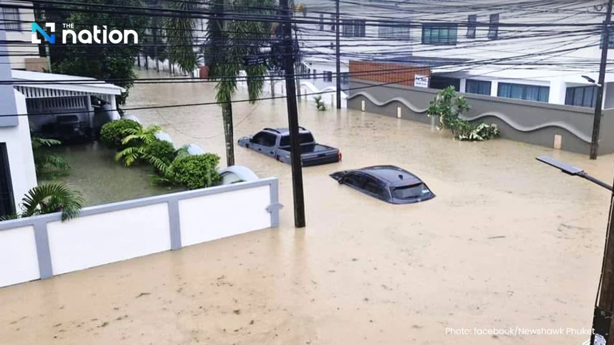 Heavy overnight rains leave many areas in Phuket flooded | The Star