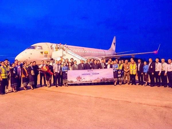 Myanmar starts direct flights from Yangon to Vientiane | The Star