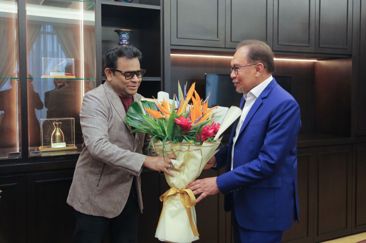 Anwar meets Indian composer AR Rahman, praises his efforts in promoting ...
