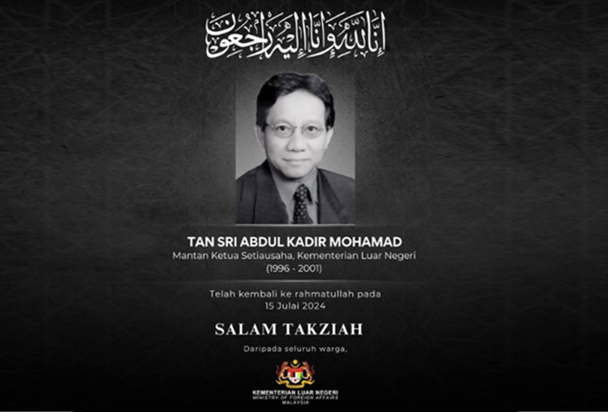 Former Foreign Ministry Sec Gen Tan Sri Abdul Kadir Dies The Star