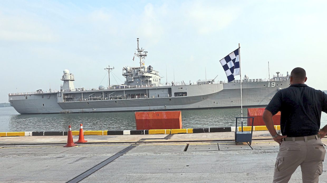 US Navy ship docks at Port Klang | The Star