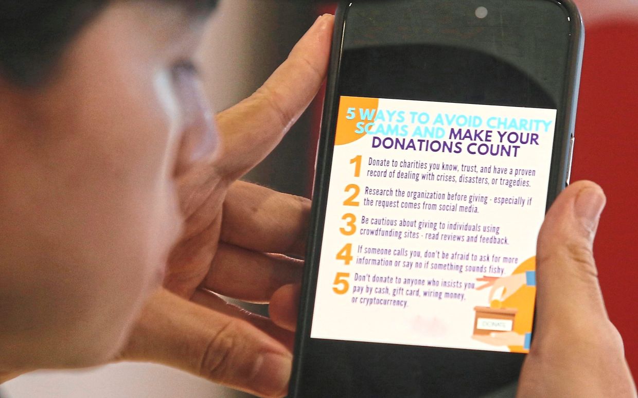 ‘Be wary of donation drive by influencers’ | The Star