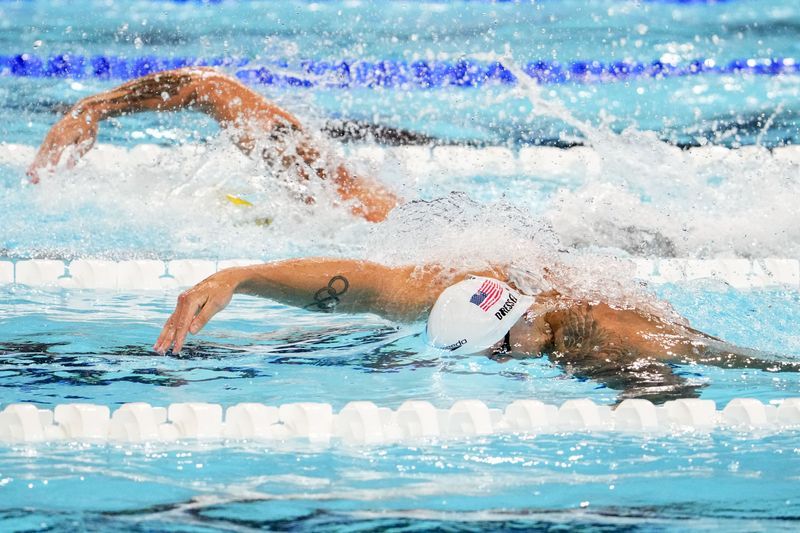 Swimming: Olympics-Swimming-United States win men's 4x100 freestyle ...