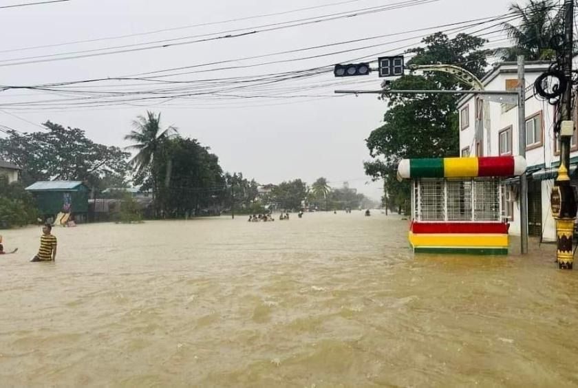 Over 200,000 displaced as flood havoc continues in Myanmar | The Star