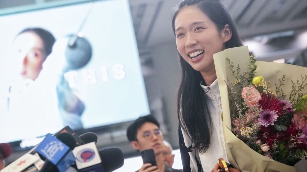 Hong Kong gold medallist Vivian Kong gets heroine’s welcome upon ...