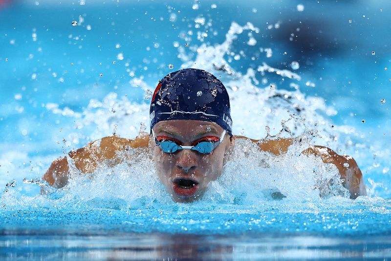 Swimming: Olympics-Swimming-Pedigree and preparation set Marchand up ...