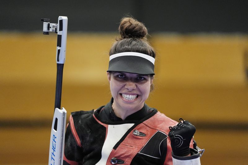 Shooting: Olympics-Shooting-Leone keeps women's rifle 3 positions gold ...