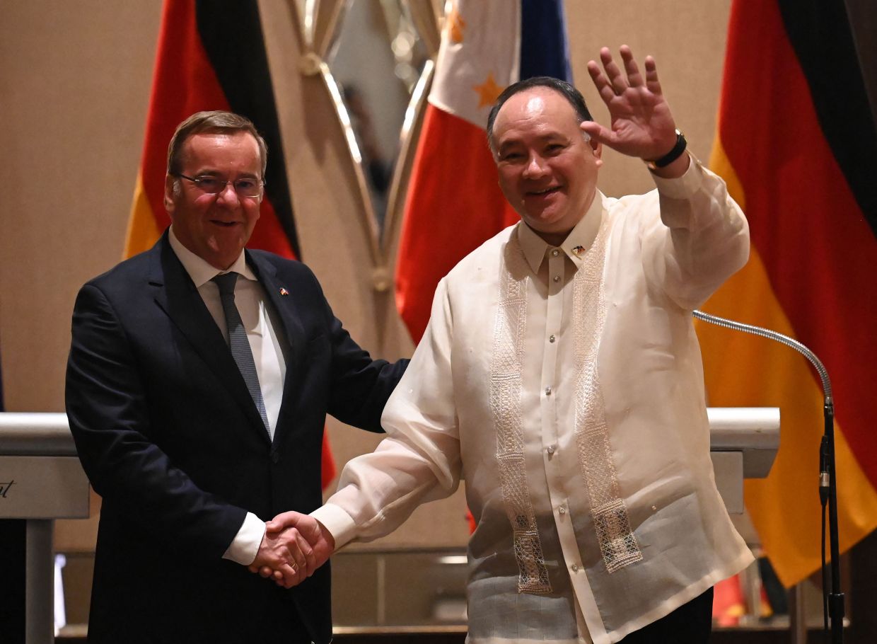 Germany and the Philippines agree to rapidly finalise a defence pact to ...