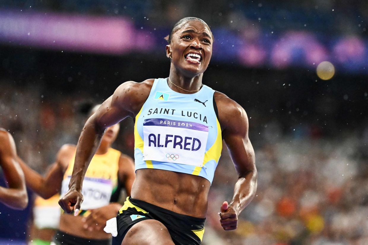 'So, so proud': Tiny St. Lucia celebrates Alfred's historic Olympic ...