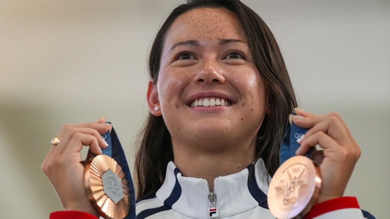 Olympic star and multiple medallists Siobhan Haughey: representing Hong ...