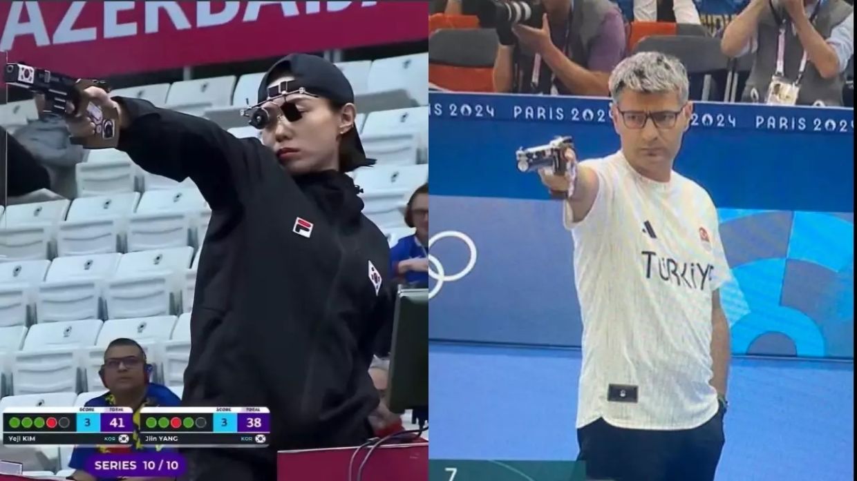 Olympics - Shooting - Turkey's Dikec and Kim of South Korea rule ...