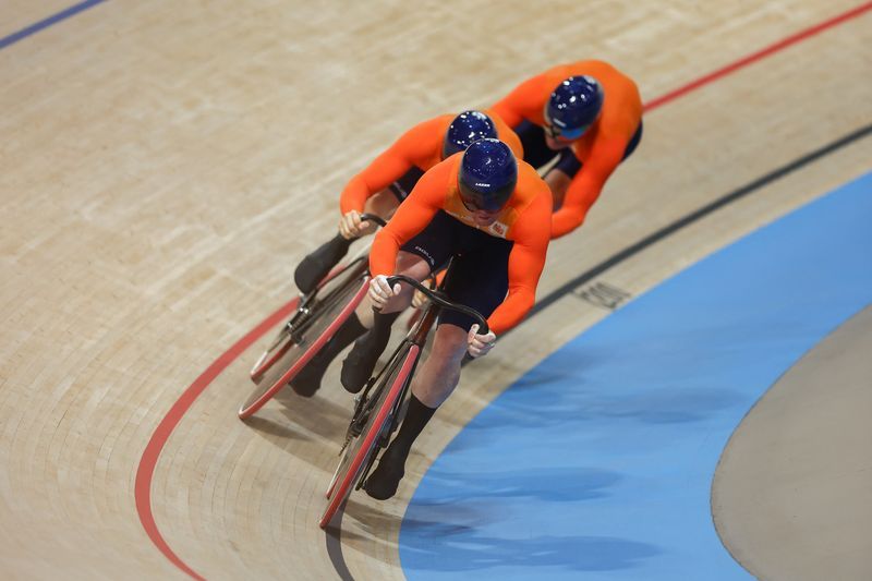 Cycling: Olympics-Cycling-Netherlands 'bullet train' powers to team ...