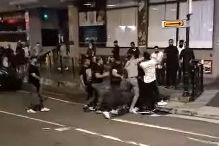 Jail for five men over Orchard Road riot that was captured on viral ...