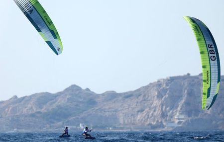Other Sports: Olympics-Sailing-Drones deliver bird's eye view for kite ...