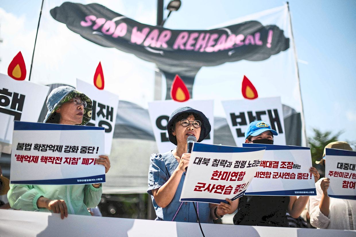US and S. Korea kick off major joint military drills | The Star