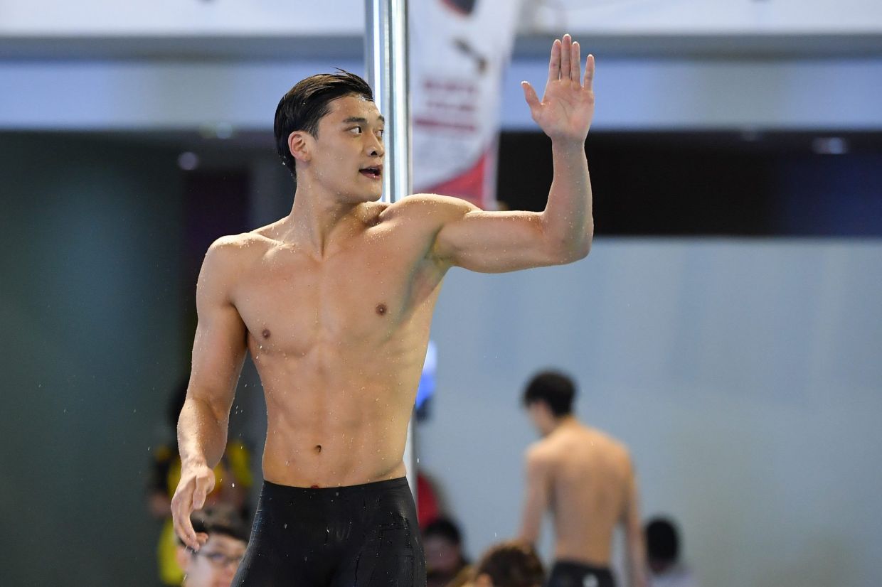 Swimming: Swimmer Andrew misses national mark but hits Games record ...
