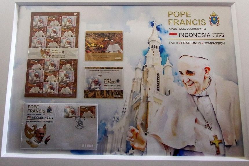 Indonesian postal service launches stamps to welcome Pope to Jakarta ...