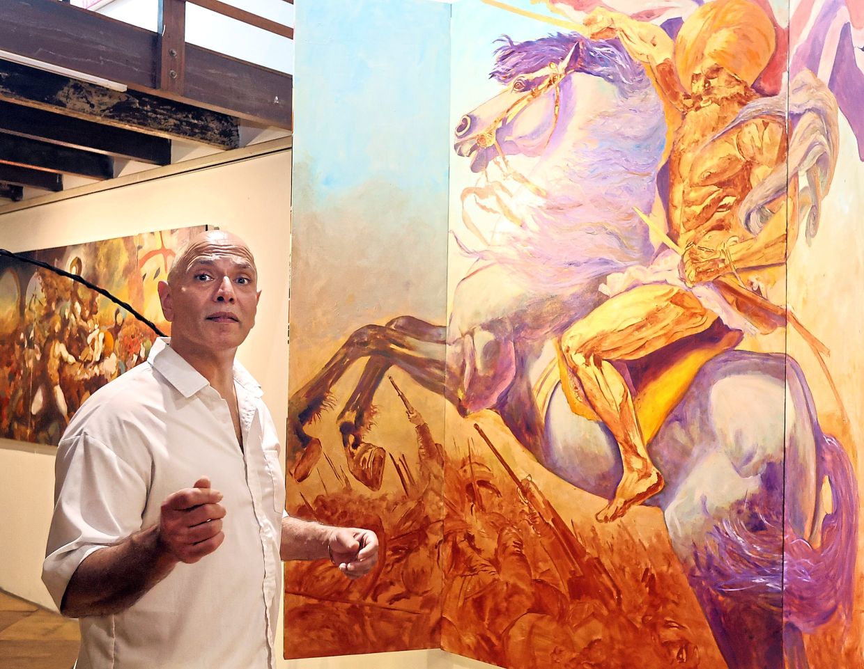 Rajinder Singh explores heritage through cavalry, conquest, and ...