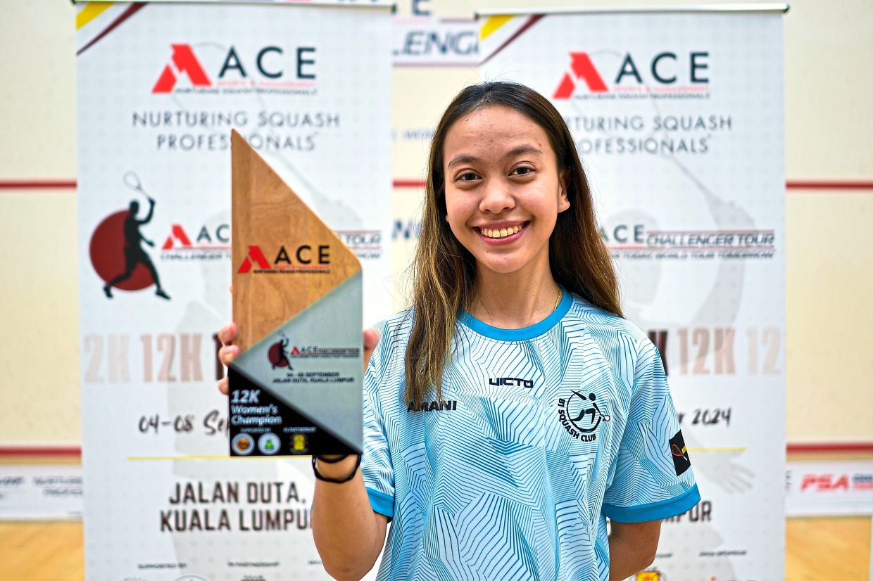 Squash: Ainaa gets back to winning ways to inch closer to Azman sisters ...