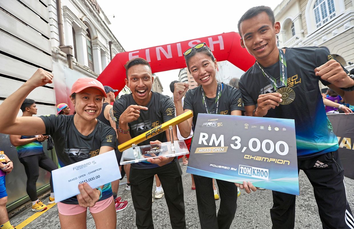 Strangers emerge as winners at city relay run | The Star