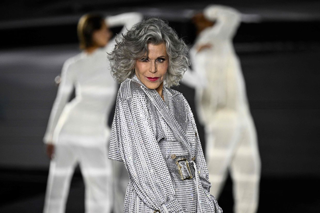 Celebrities walk Paris Fashion Week runway as part of a spectacular ...