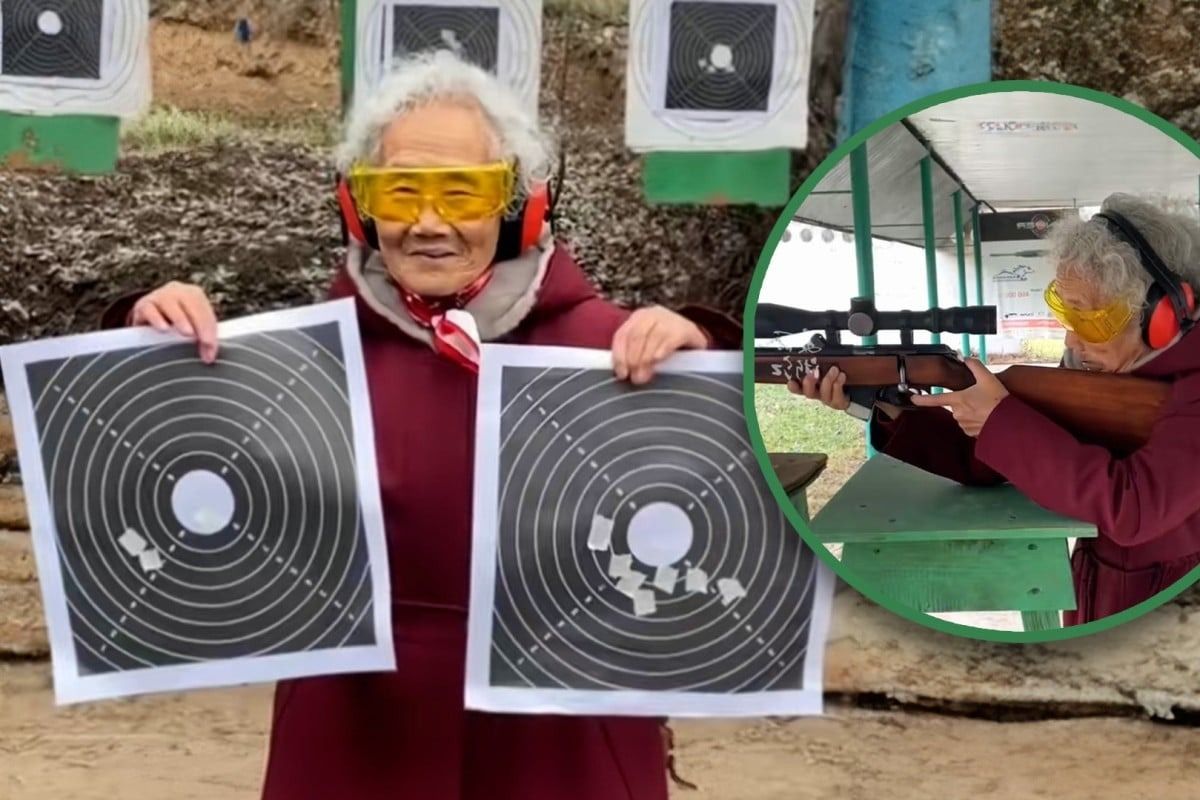 Half-blind ex-soldier China grandma, 92, amazes many with high scores ...