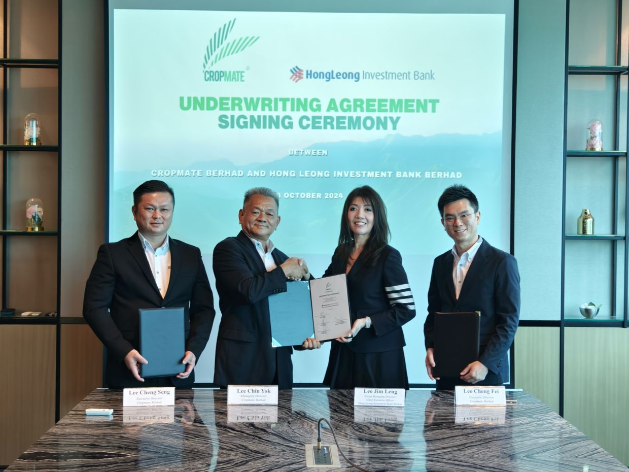 Cropmate pens underwriting deal for IPO | The Star