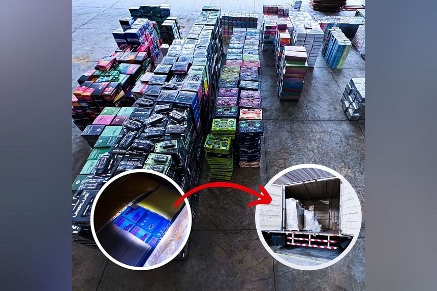 Singapore's ICA foils attempt to smuggle nearly 38,000 vape products ...