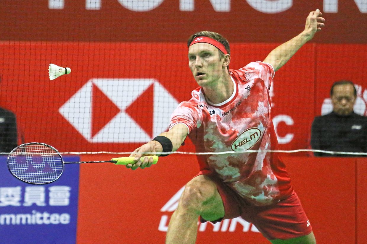 Badminton: Sick Viktor withdraws from match against Frenchman in home ...