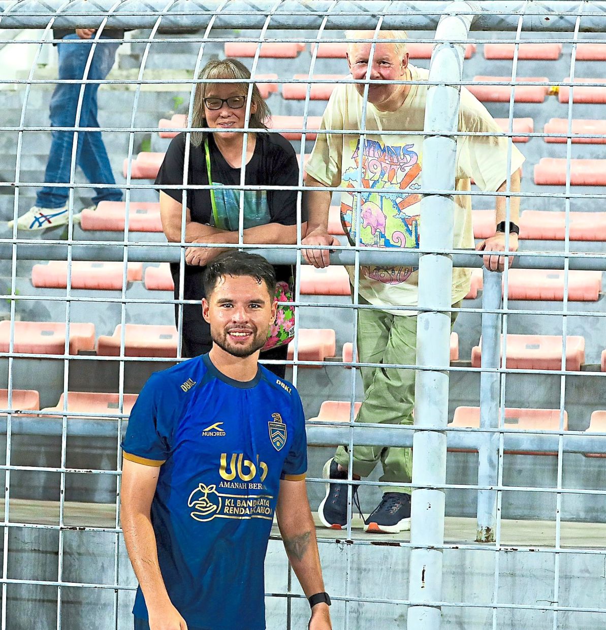 Football: Swirad so happy to score for KL in front of parents Konrad ...