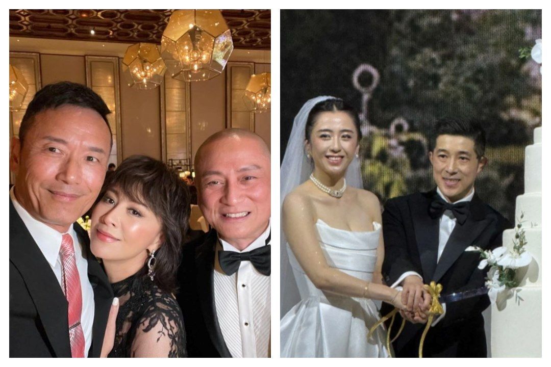 HK actor Kent Tong's daughter marries; Carina Lau, Michael Miu & more ...
