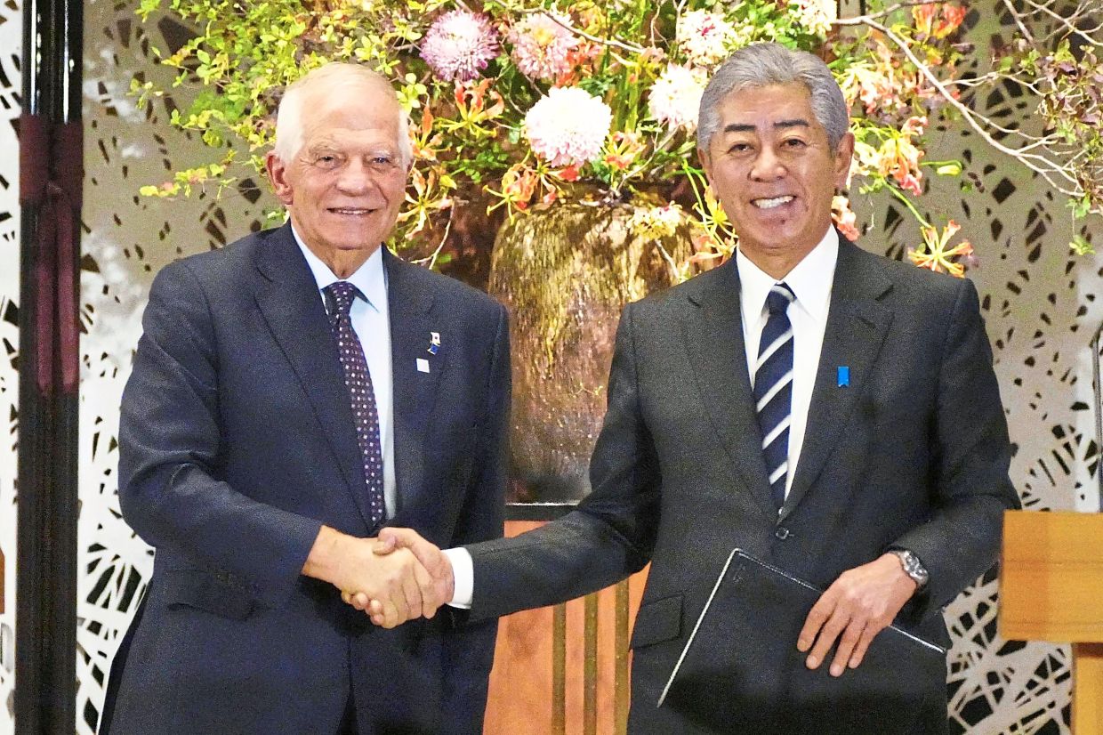 Japan, EU sign defence pact | The Star