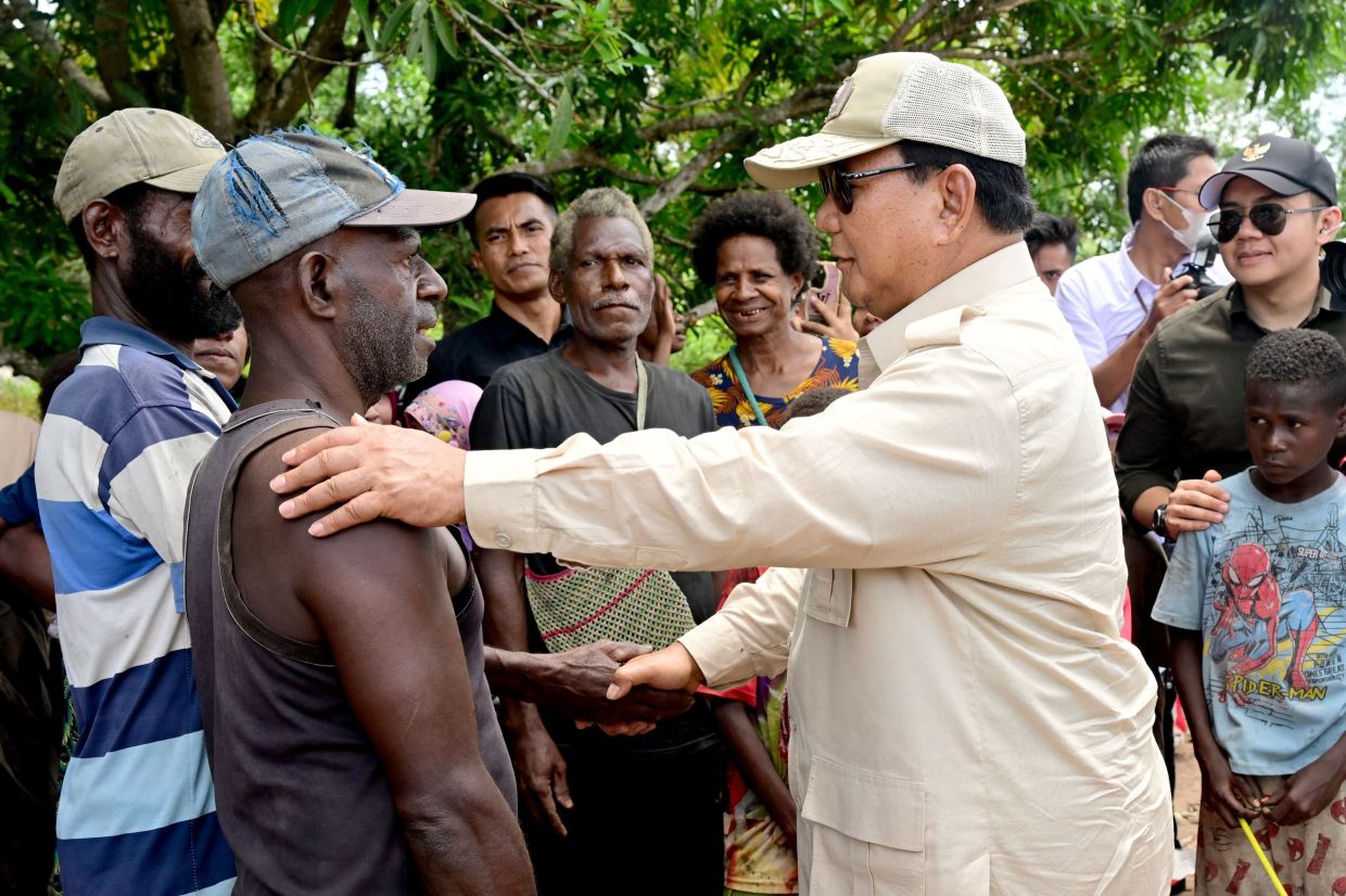 Indonesia's Prabowo visits Papua to check key food estate project | The ...