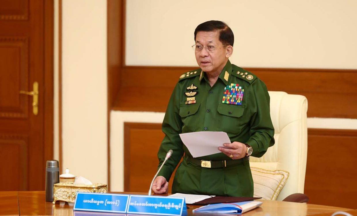 Myanmar junta chief to make first China visit since seizing power | The ...