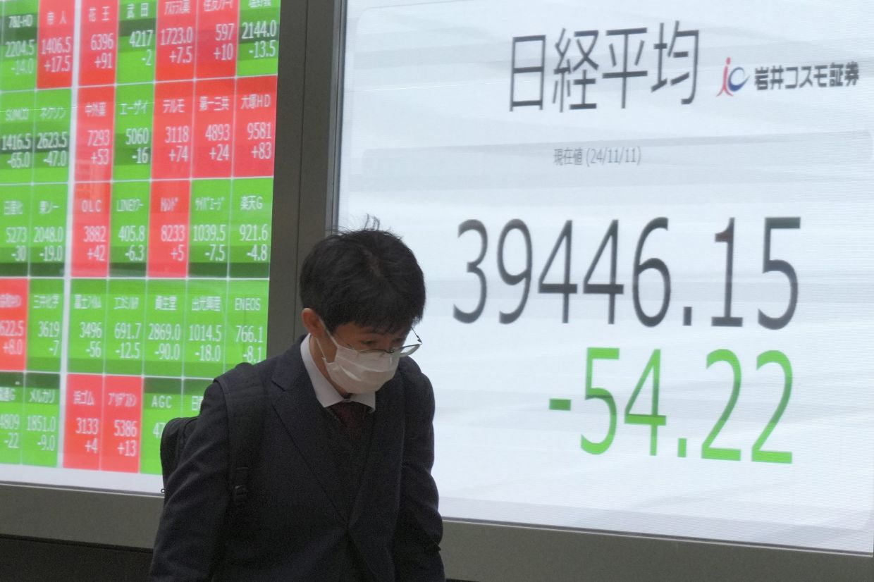 Asian stocks drop as China support plan falls flat, bitcoin hits record ...