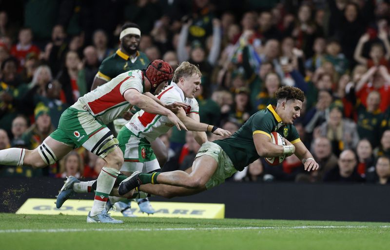 Rugby: Rugby-Springboks extend Wales's record losing run with 45-12 ...