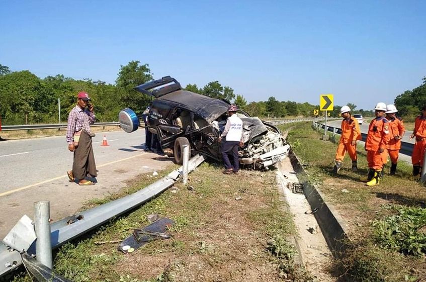 82 killed, 325 injured in Myanmar's Yangon-Mandalay highway accidents ...