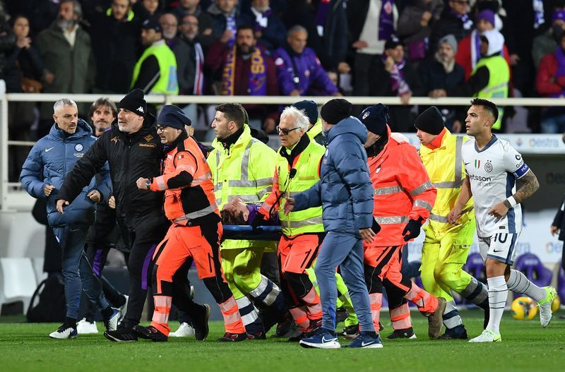Football: Soccer-Fiorentina's Bove in intensive care after on-field ...