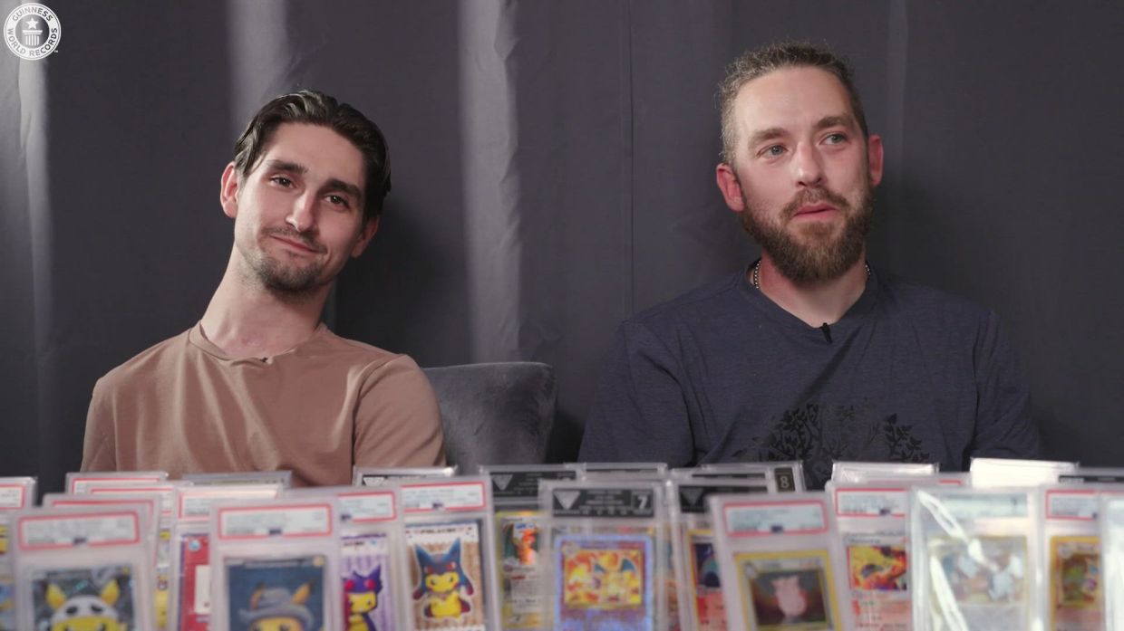 British brothers amass world's largest collection of Pokemon cards ...