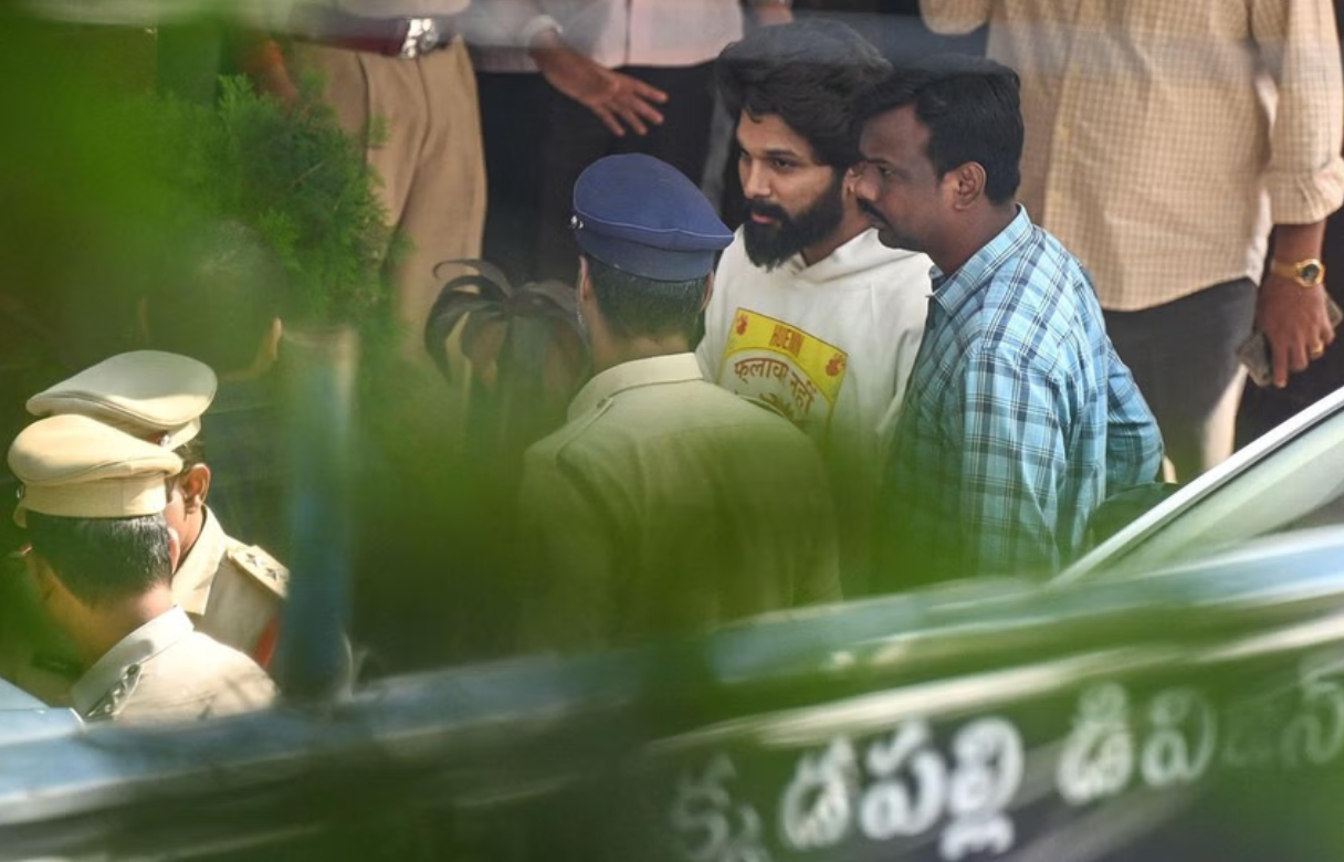 Indian actor Allu Arjun held after stampede death at film screening ...