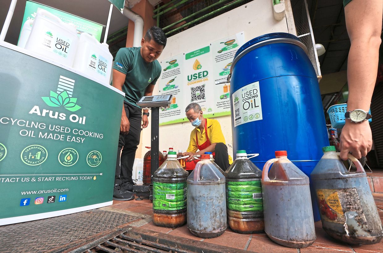 Recycling cooking oil to save marine life | The Star
