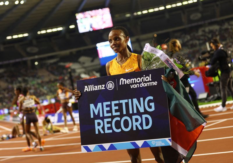 Athletics: Athletics-Kenya's Chebet caps stellar 2024 with women's 5km ...