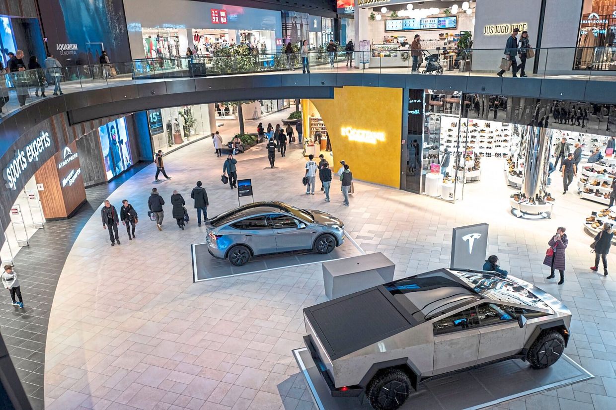 Tesla stock surge runs up against sales drop | The Star